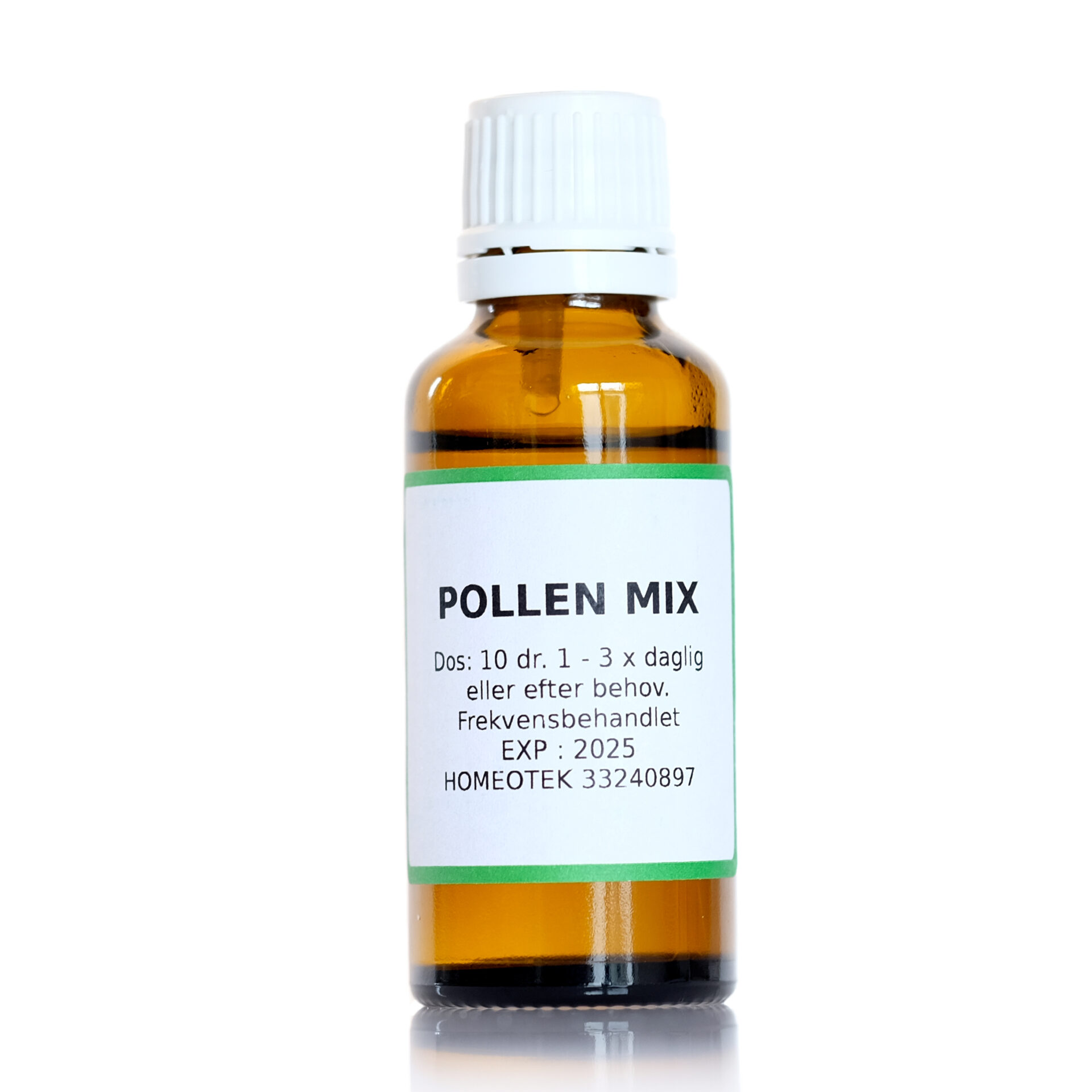 Pollen mix - græs og frø - frekvensbehandlet væske fra Homøotek